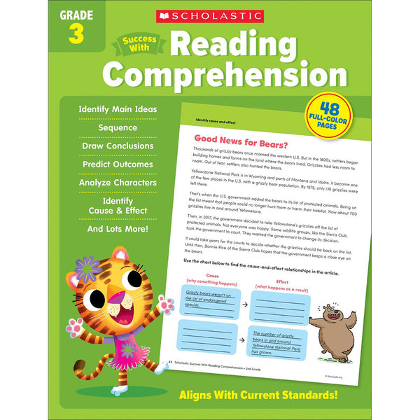 Success With Reading Comprehension: Grade 3 - KidzSchoolSupply