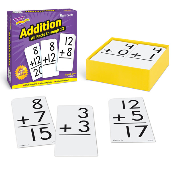 Addition 0-12 All Facts Skill Drill Flash Cards - KidzSchoolSupply