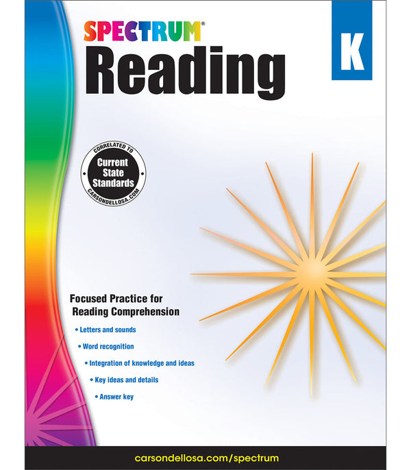 Spectrum Reading Grade K - KidzSchoolSupply